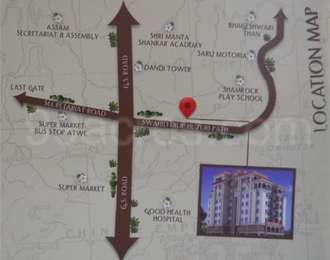 Shree Builders Guwahati Shree Ganapati Enclave Map - Dispur, Guwahati ...