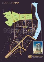 Shree Chamunda Realty Shree Chamunda DamodarPriya Map - Kharghar, Navi Mumbai Location Map