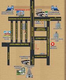 Shree Constructions Builders Shree Yogaranga Flats Map - Choolaimedu ...