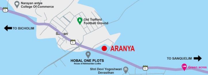 Shree Devi Sharvani Buildcon Shree Aranya Map - Sarvan, North Goa ...