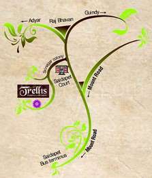 Shree Foundations Chennai Shree Trellis Map - Srinagar Colony, GST Road ...