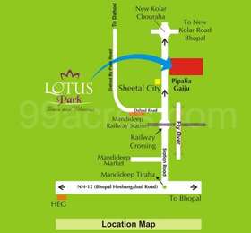Shree Ganesh Buildcon Bhopal Shree Ganesh Lotus Park Map - Mandideep ...