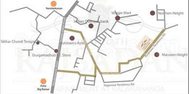 Shree Jagannath Developers Shree Jagannath Rajsikhar Map - Patia ...