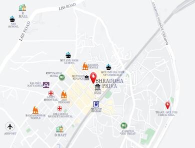 Shraddha Prime Projects Shree Shraddha Priva Map - Mulund West, Mumbai ...