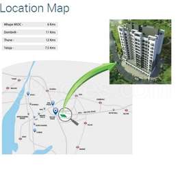 Shree Odhav Developers Shree Hari Residency Map - Shilphata, Navi ...