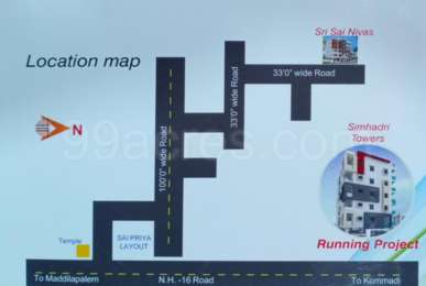 Shree Properties and Infra Shree Sai Nivas Map - Madhurawada ...