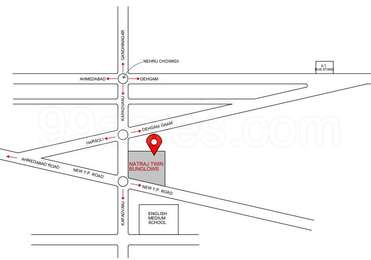 Shree Radhe Construction Gandhinagar Natraj Twin Bunglows Map - Dahegam ...