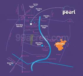 Shree Rang Pearl by Kaavyaratna Group Map - Gift City, Gandhinagar ...