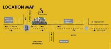 Swara Builders and Shree Sai Associates Sunshine Map - Chakan, Pune ...