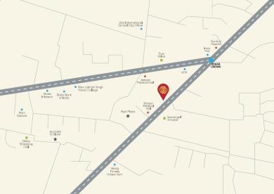 Shree Sai Balajee Developers Genesis Map - Kokar, Ranchi Location Map