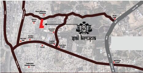 Shree Sai Developers Valsad Sai Kripa Row House 2 Map - Abrama, Valsad ...