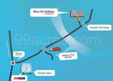 Shree sai Vaishno Developers Shree Sai Vaishno Complex Map - Kasheli ...
