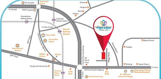 Shree Sarita Enterprises Shree Gokul Heights Map - Panvel, Navi Mumbai ...