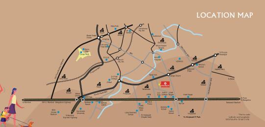 Shree Sonigara Developers Vivanta Map - Tathawade, Pune Location Map