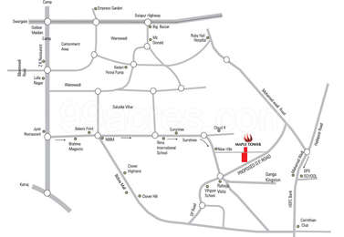 Shree Tirupati Housing Development Shree Maple Tower Map - NIBM, Pune ...