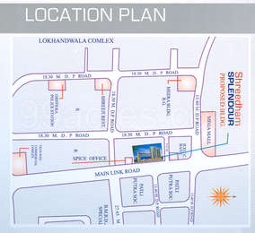 Shreedham Group Shreedham Splendour Map - Oshiwara, Mumbai Andheri ...