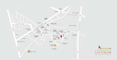 Shreedhar Infra Shreedhar Saffron Map - Koteshwar, Ahmedabad North ...