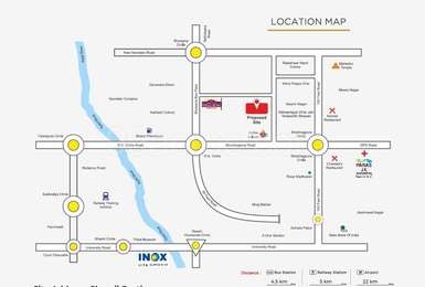 Shreeji Developers Shreeji Exotica Map - Bhuwana, Udaipur Location Map