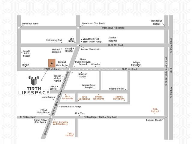 Shreeji Tirth Lifespace Waghodia, Vadodara | Price List & Brochure ...