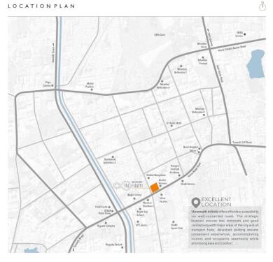 Shreenath Nirmaan Shreenath Infiniti Map - Vasna Bhayli Road, Vadodara ...
