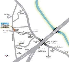 Shreepad Developers Shreepad Savitri Audumbar Map - Dhayari, Pune ...