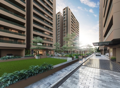 3 BHK Apartment / Flat for sale in Shreepad Celebrations Palanpur Surat ...