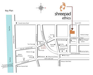Shreepad Group Shreepad Ethics Map - Palanpur, Surat Location Map