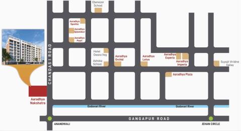 Aaradhya Properties Nasik Aaradhya Nakshatra Map - Gangapur, Nasik ...