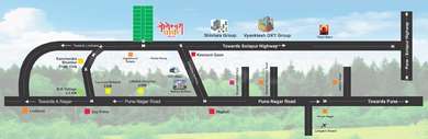 Shreyash Developers Shreyash Jogeshwari Park Map - Kesnand, Pune ...