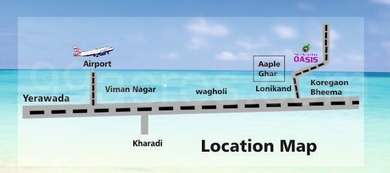 Shri Buildcon Shri Krushna Oasis Map - Lonikand, Pune Location Map