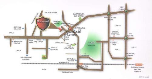 Shri Jagannath Sarchis Infra Shri Garuda Stambha Map - Khandagiri ...