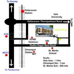 Shri Krisshna Builders Shri Krisshna Radha Villa Map - Chromepet ...