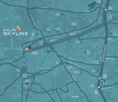 Shri Ram Developers Ahmedabad Shri Kalav Skyline Map - Daskroi ...