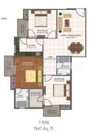 2 BHK Apartment / Flat for sale in Shri Tulsi Meenar Shastripuram Agra ...