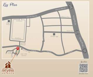 Shriakshar Infra LLP Akshar Heights Map - Nana Mava, Rajkot Location Map