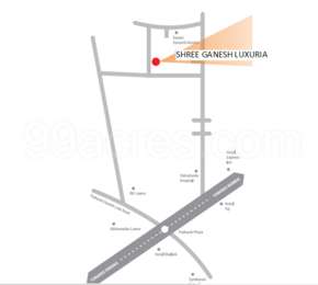 Shriniwas Buildwell and Jagdish Patil Ventures Shree Ganesh Luxuria Map ...