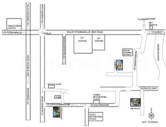 Shriram Builders Shriram Prateeksha Map - Gerugambakkam, Chennai ...