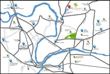 Shriram Housing Builders Shriram La Tierra Map - Vishrantwadi, Pune ...