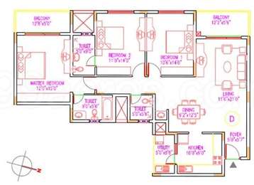 2 Bhk Apartment Flat For Sale In Shriram Sahaana Yelahanka Bangalore
