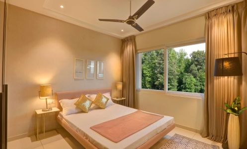 3 BHK / Bedroom Apartment / Flat for rent in Shriram Greenfield ...