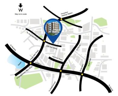 Shrisha Infra Shrisha VSR Orchids Map - Perambur, Chennai North ...