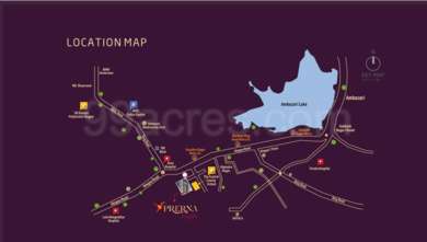 Shrungar Developers Prerna Heights Map - Hingna Road, Nagpur Location Map