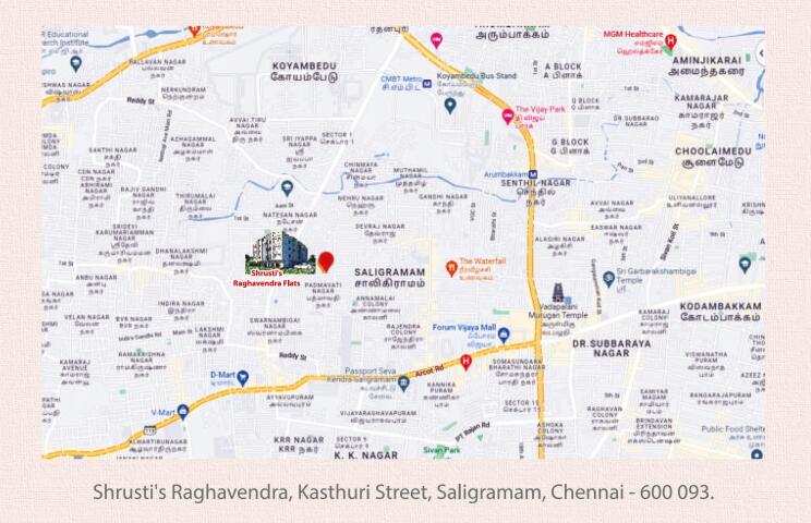 Shrusti Raghavendra Flats Saligramam, Arcot Road Resale Price List ...