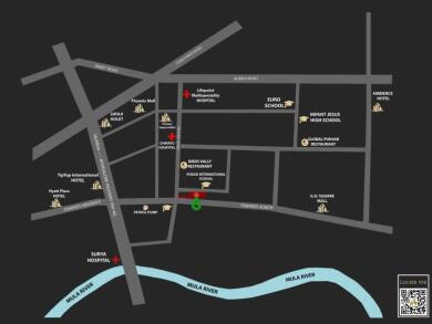 Shubh Developers Aundh Shubh Swarovski Wing A Map - Wakad, Pune ...