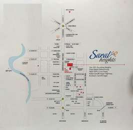 Shubh Laxmi Developers Shubh Saral Heights Map - Kudasan, Gandhinagar ...
