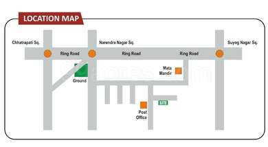 Shubh Swapn Buildcon Shubh Swapn Pride Residency 3 Map - Narendra Nagar ...