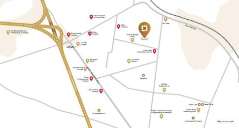 Shubharambh Landmarks Shubharambh Clara Map - Ravet, Pune Location Map