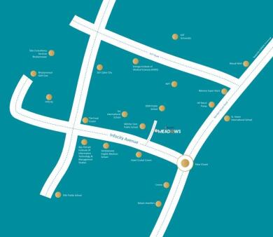 Shuvam Construction Shuvam Meadows Map - Patia, Bhubaneswar Location Map