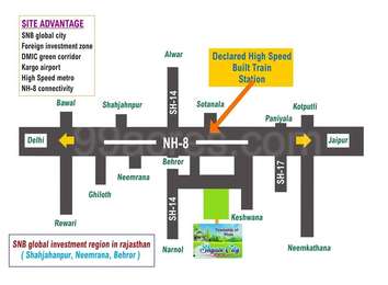 Shyam Developers and Skyearth Realty Shyam City Map - Behror, Neemrana ...