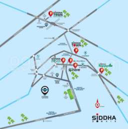 Siddha Group Siddha Town Map - Rajarhat, Kolkata Location Map